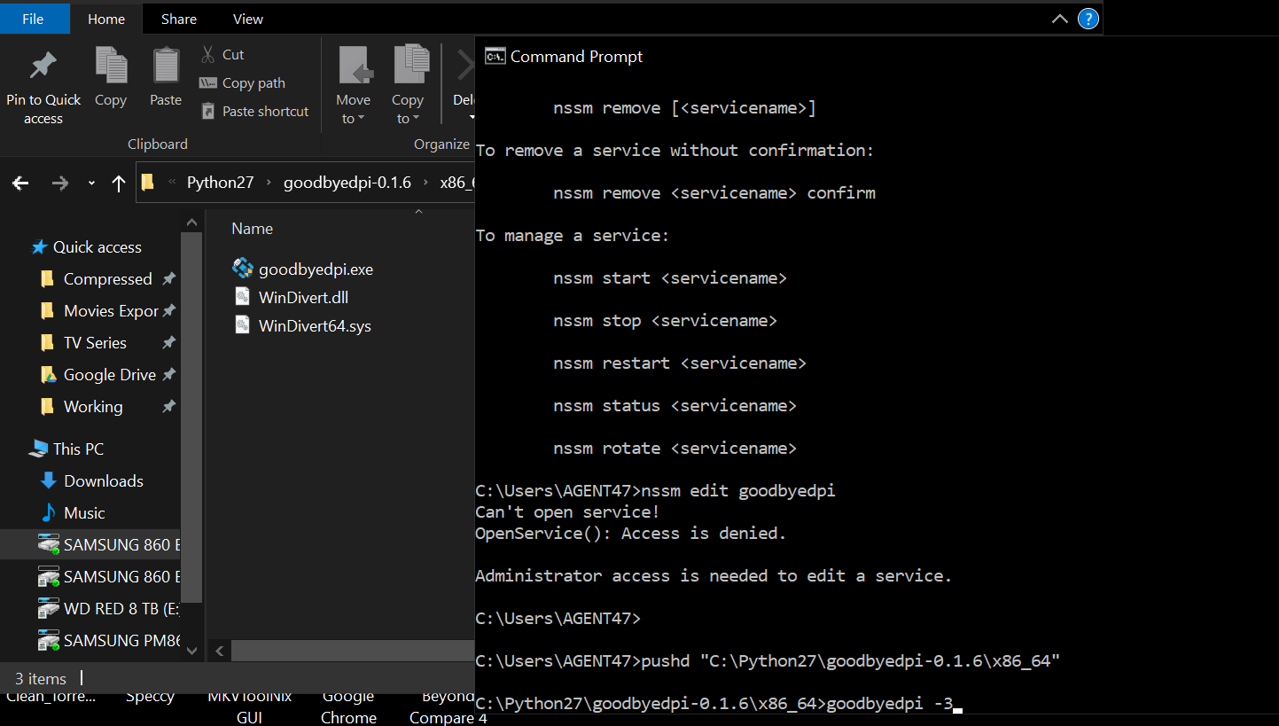 GoodbyeDPI - Circumvent Deep Packet Inspection Effortlessly